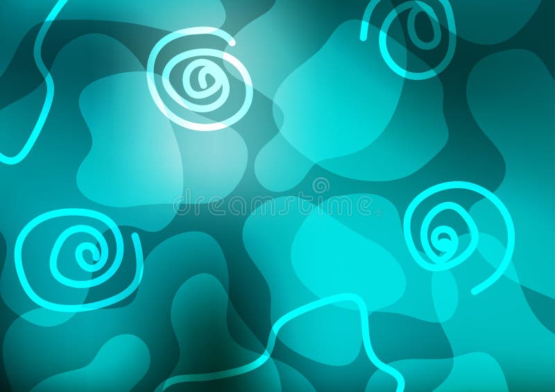 Vortex Green Line Dynamic Wave Minimal Banner Background Stock Vector ...