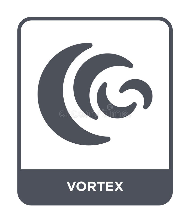 Vortex Icon in Trendy Design Style. Vortex Icon Isolated on White ...