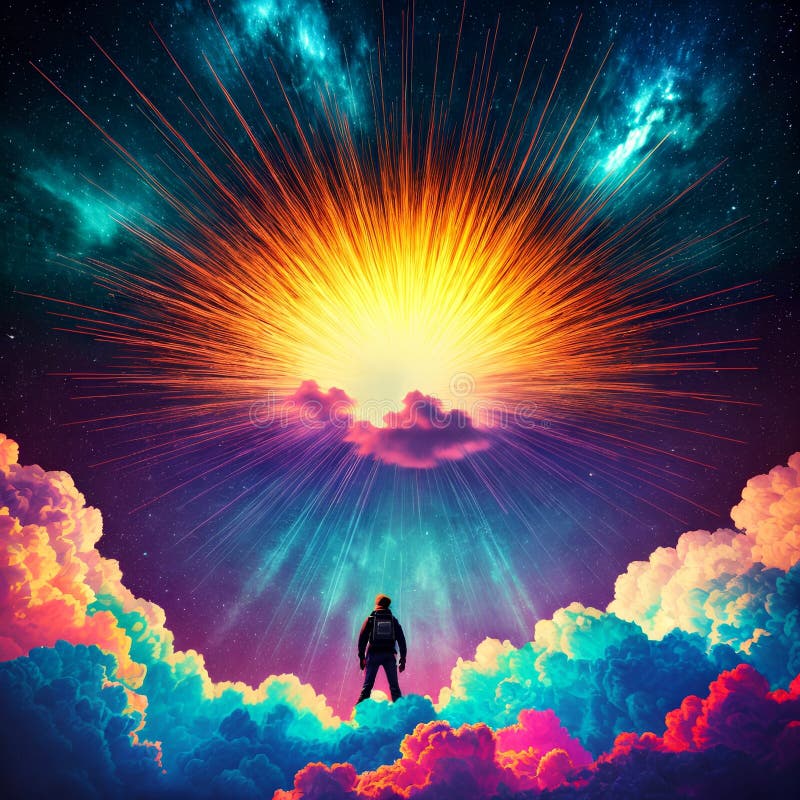 Vortex Light Mystical Creativity Art Stock Illustration - Illustration ...