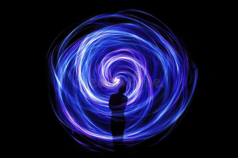 Vortex Light Portal Artwork Stock Illustration - Illustration of glow, creative: 347466306