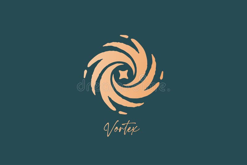 Vortex Logo Design, Celestial Logo, Star Logo, Galaxy Emblem, Water ...
