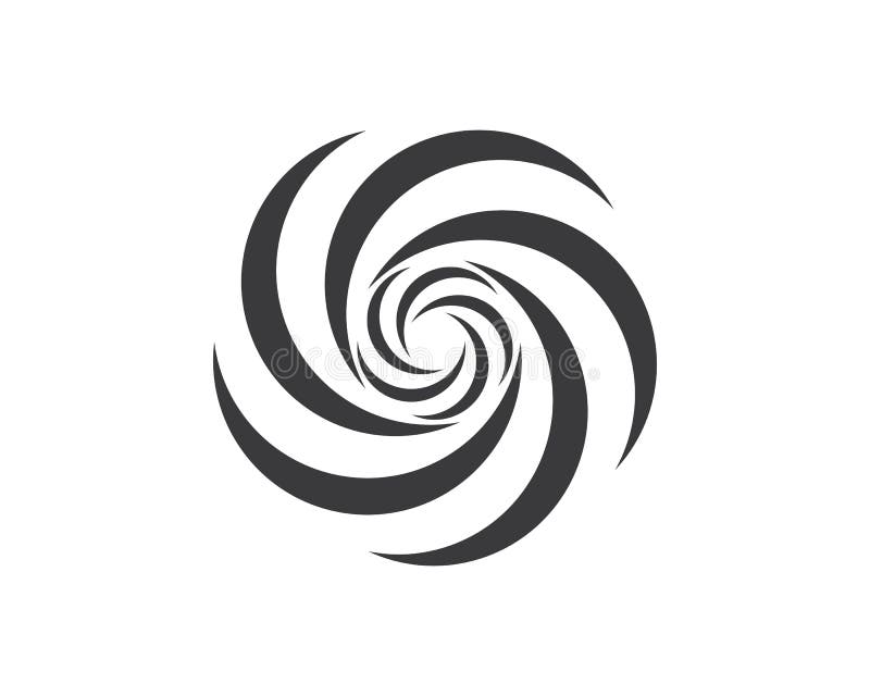 Vortex Logo Icon Wave and Spiral Vector Stock Vector - Illustration of ...