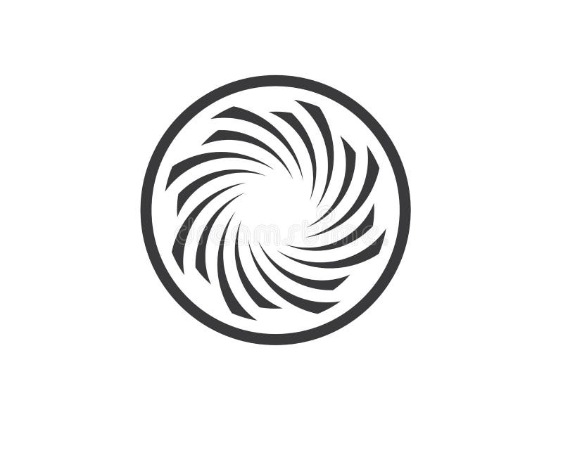 Vortex Logo Icon Wave and Spiral Vector Stock Vector - Illustration of ...
