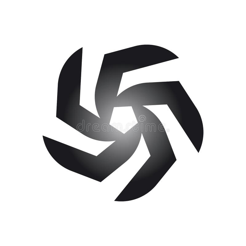 Vortex Logo Symbol Icon Illustration Stock Vector - Illustration of ...