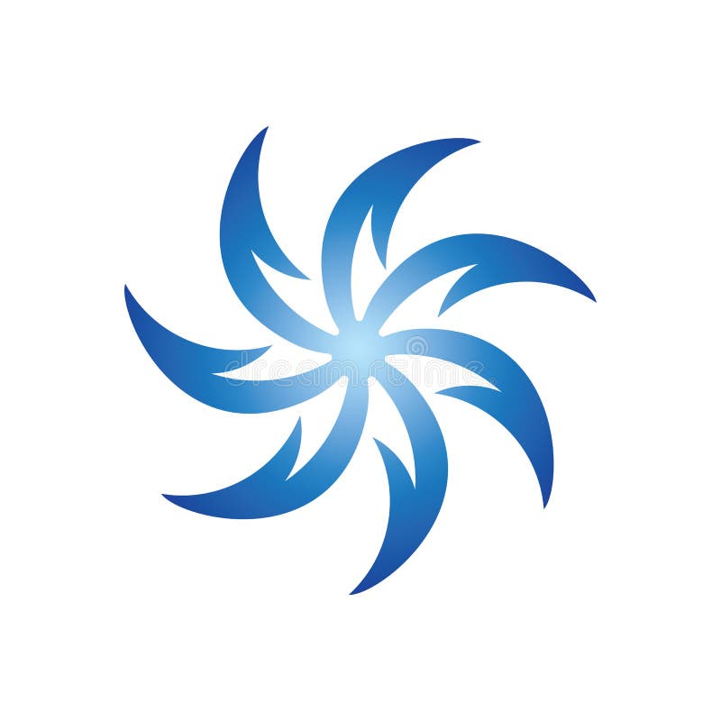 Vortex Logo Symbol Icon Illustration Stock Vector - Illustration of ...