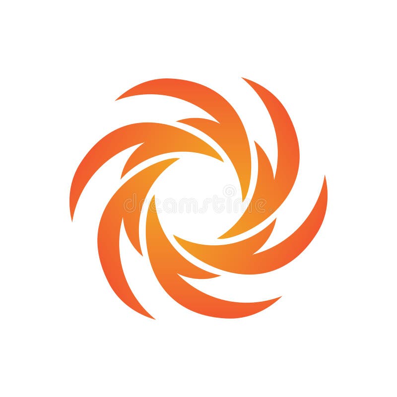 Vortex Logo Symbol Icon Illustration Stock Vector - Illustration of ...
