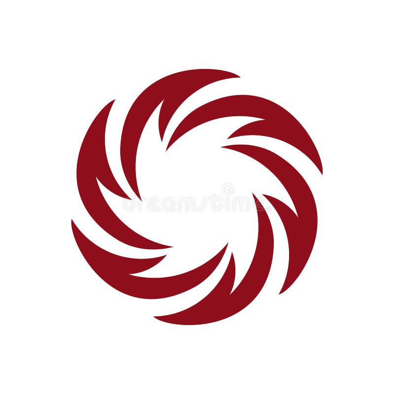 Vortex Logo Symbol Icon Illustration Stock Vector - Illustration of ...