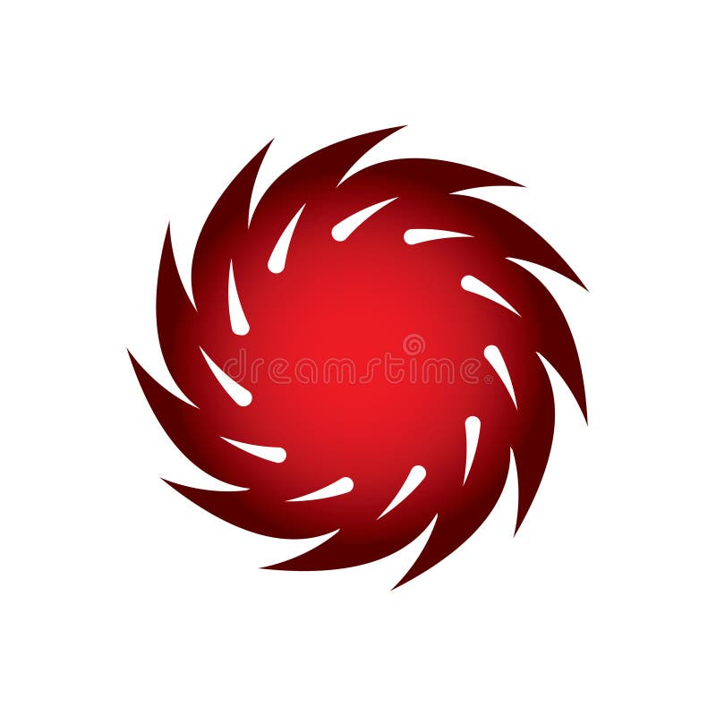 Vortex Logo Symbol Icon Illustration Stock Vector - Illustration of ...