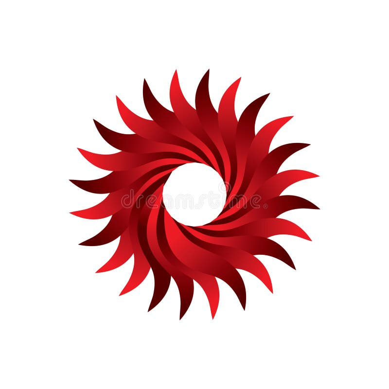 Vortex Logo Symbol Icon Illustration Stock Vector - Illustration of ...