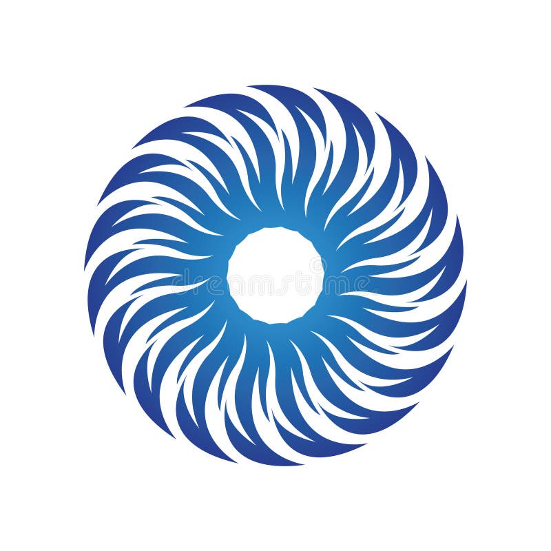 Vortex Logo Symbol Icon Illustration Stock Vector - Illustration of ...