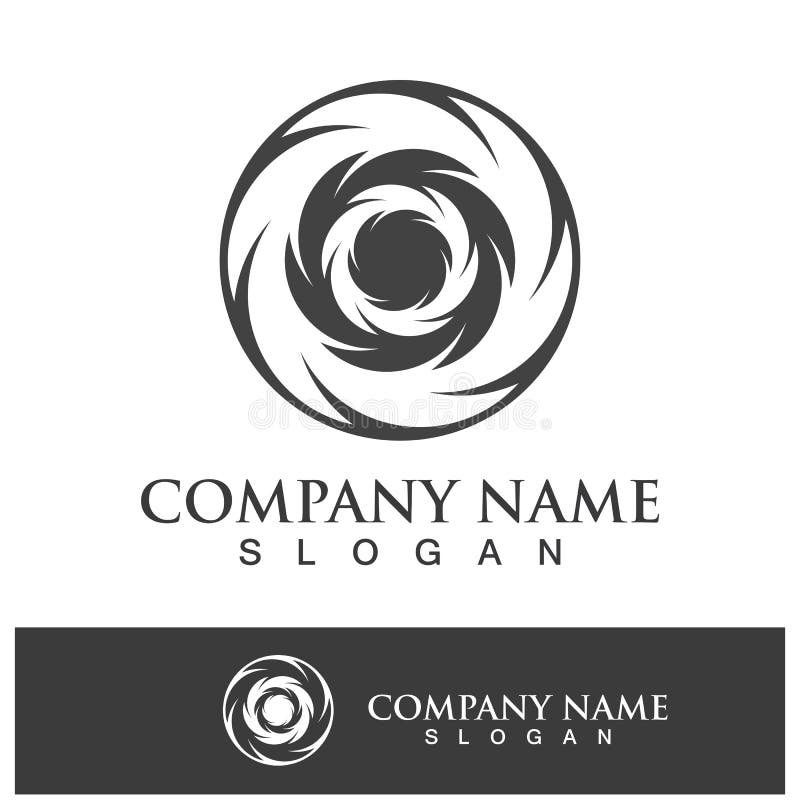 Vortex Logo Symbol Icon Illustration Stock Vector - Illustration of ...
