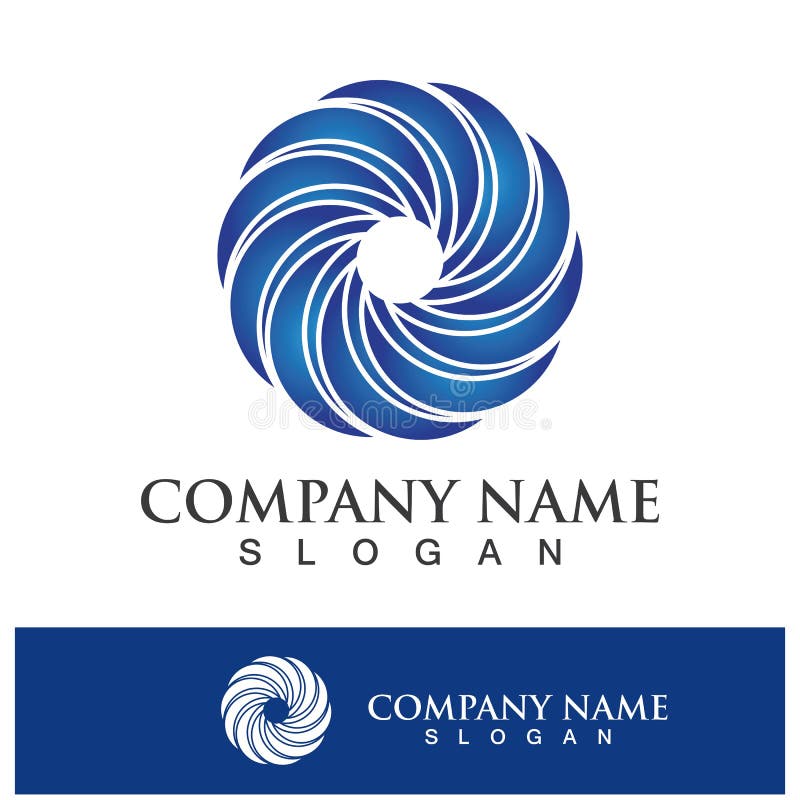 Vortex Logo Symbol Icon Illustration Stock Vector - Illustration of ...