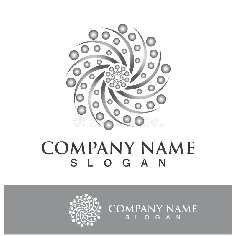 Vortex Logo Symbol Icon Illustration Stock Vector - Illustration of ...