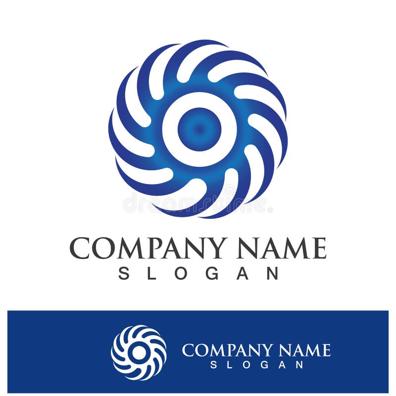 Vortex Logo Symbol Icon Illustration Stock Vector - Illustration of ...