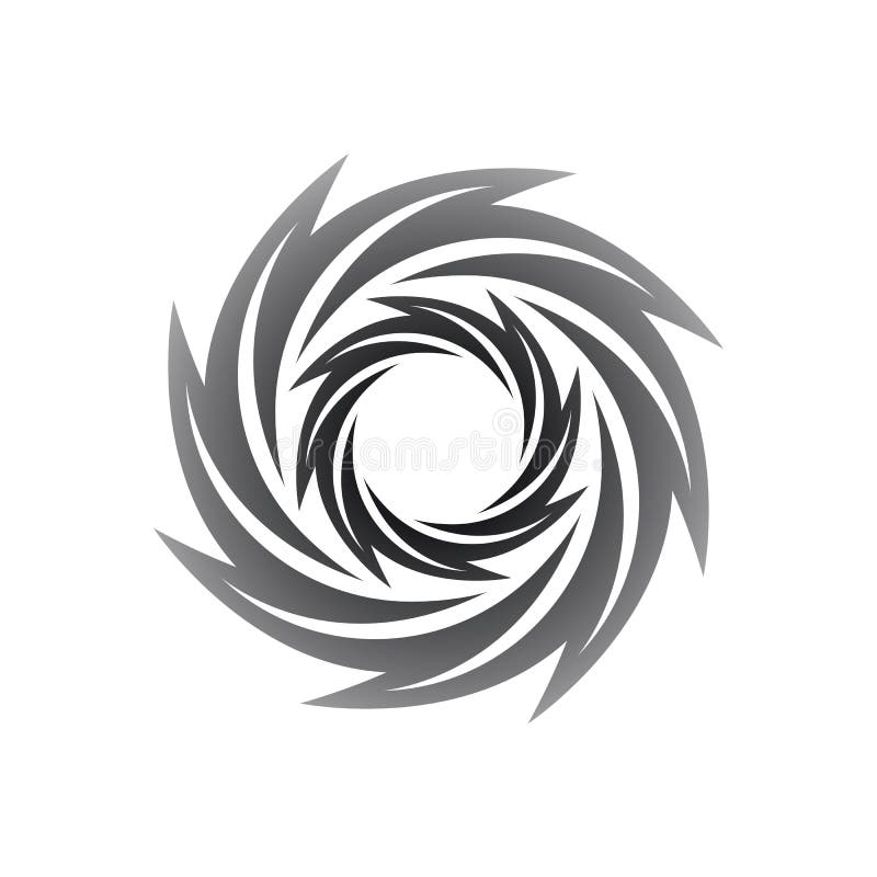 Vortex Logo Symbol Icon Illustration Stock Vector - Illustration of ...
