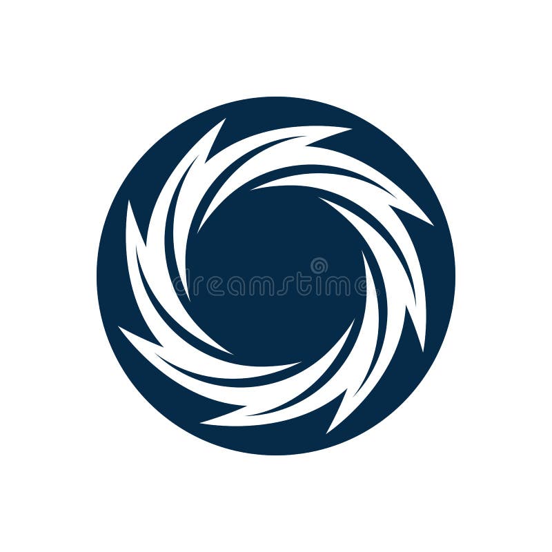 Vortex Logo Symbol Icon Illustration Stock Vector - Illustration of ...