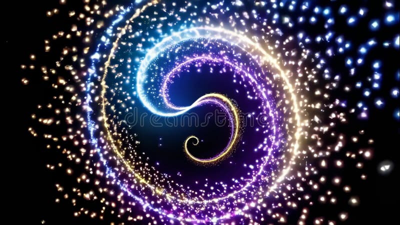 A Vortex of Magic! a World Created by Light Stock Video - Video of glow ...