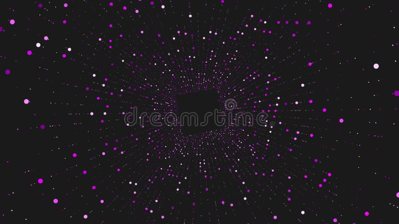 Vortex of Purple and White Dots a Striking Black Hole Pattern Stock ...