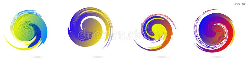 Vortex Vector Background. Templates for Logo Design, Leaflets or ...