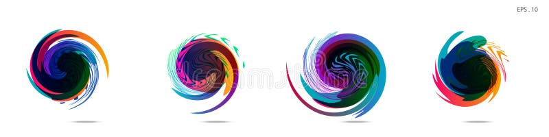Vortex Vector Background. Templates for Logo Design, Leaflets or ...