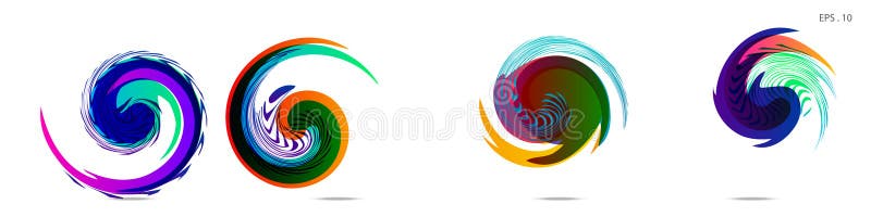 Vortex Vector Background. Templates for Logo Design, Leaflets or ...