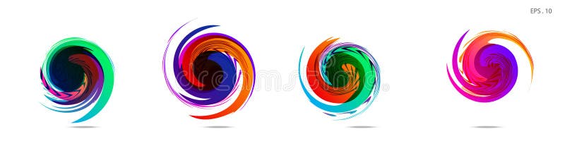 Vortex Vector Background. Templates for Logo Design, Leaflets or ...