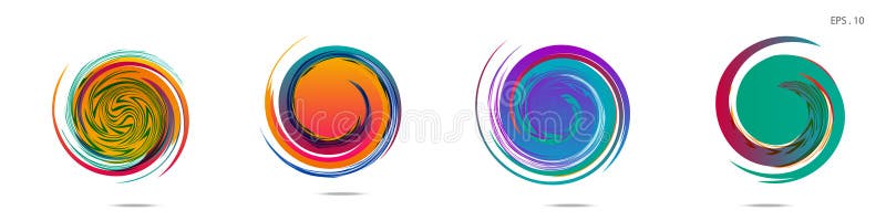 Vortex Vector Background. Templates for Logo Design, Leaflets or ...