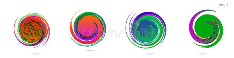 Vortex Vector Background. Templates for Logo Design, Leaflets or ...