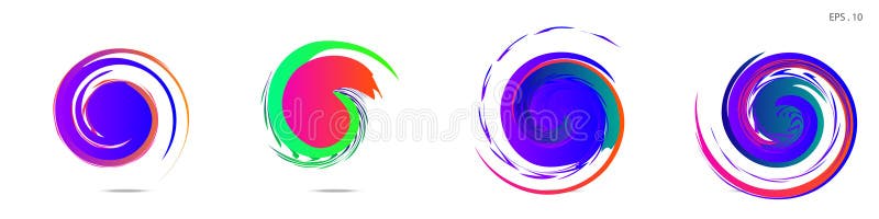 Vortex Vector Background. Templates for Logo Design, Leaflets or ...