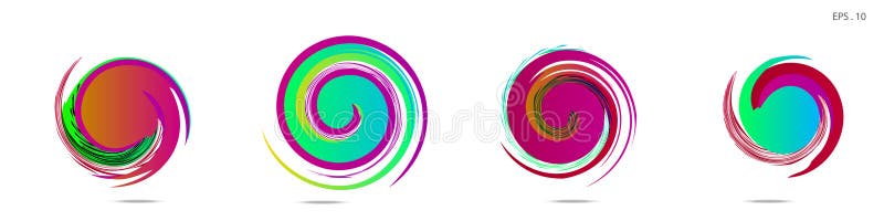 Vortex Vector Background. Templates for Logo Design, Leaflets or ...