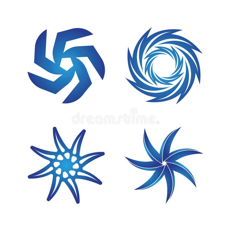 Vortex Vector Illustration Icon Stock Vector - Illustration of symbol ...