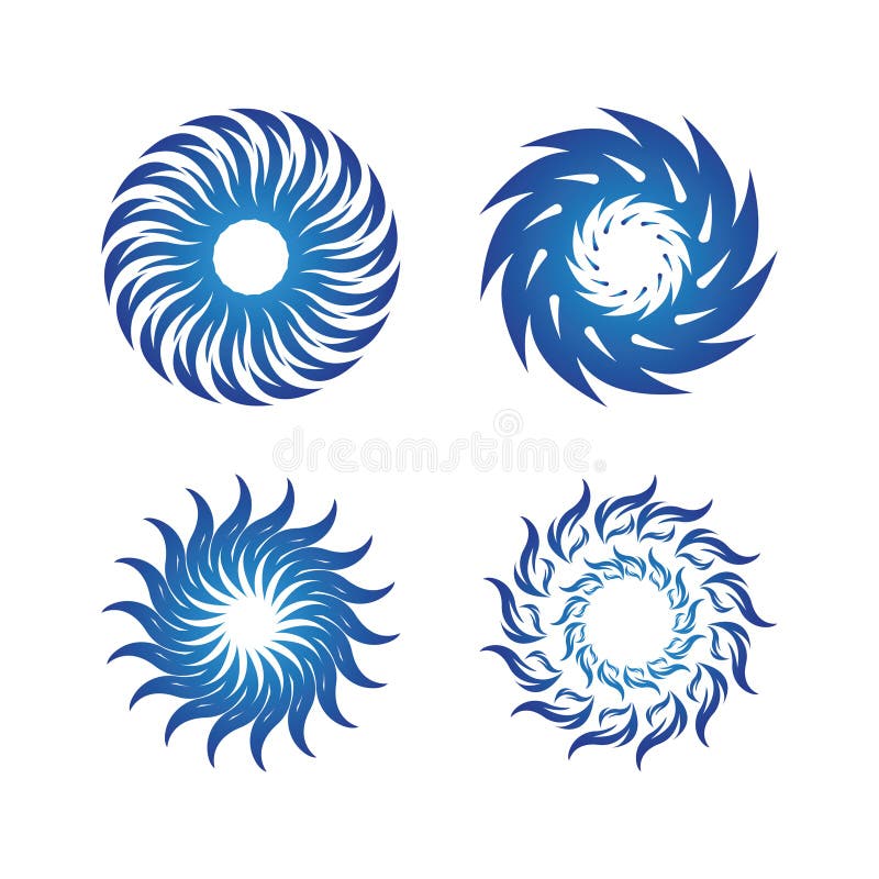 Vortex Vector Illustration Icon Stock Vector - Illustration of vector ...