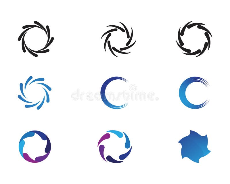 Vortex Vector Illustration Icon Stock Vector - Illustration of water ...