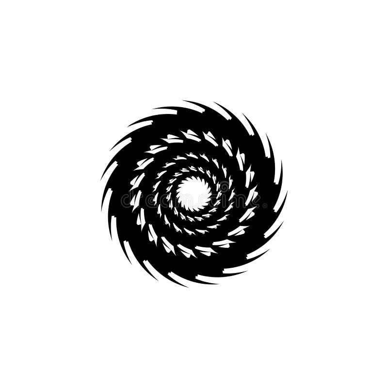 Vortex Vector Illustration Icon Stock Vector - Illustration of vector ...