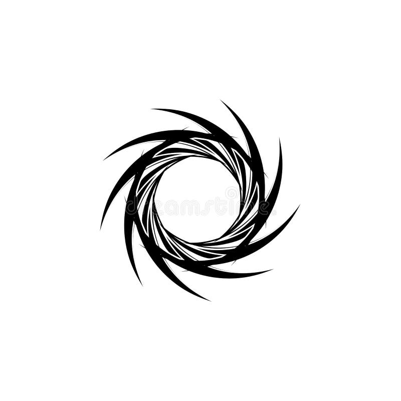 Vortex Vector Illustration Icon Stock Vector - Illustration of icon ...