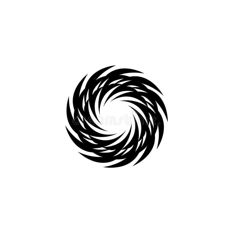 Vortex Vector Illustration Icon Stock Vector - Illustration of abstract ...