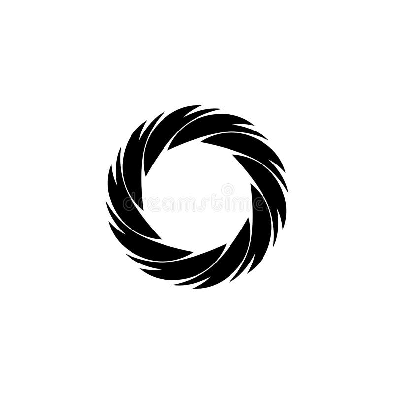 Vortex Vector Illustration Icon Stock Illustration - Illustration of ...