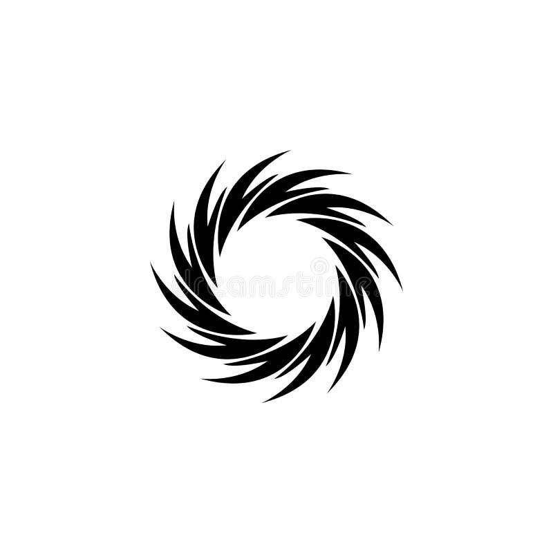 Vortex Vector Illustration Icon Stock Illustration - Illustration of ...