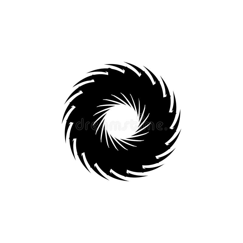 Vortex Vector Illustration Icon Stock Vector - Illustration of vortex ...