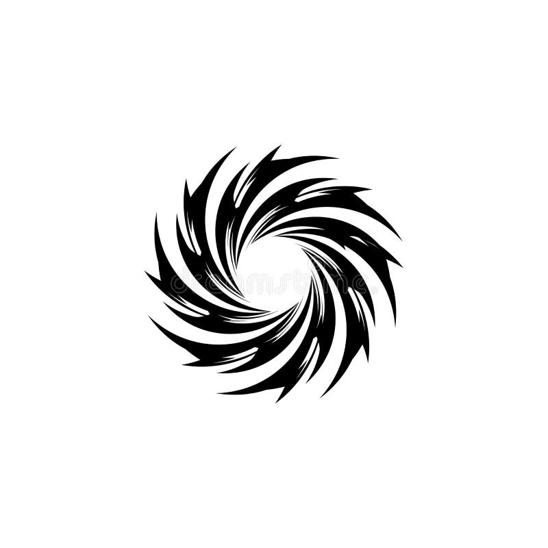 Vortex Vector Illustration Icon Stock Vector - Illustration of element ...