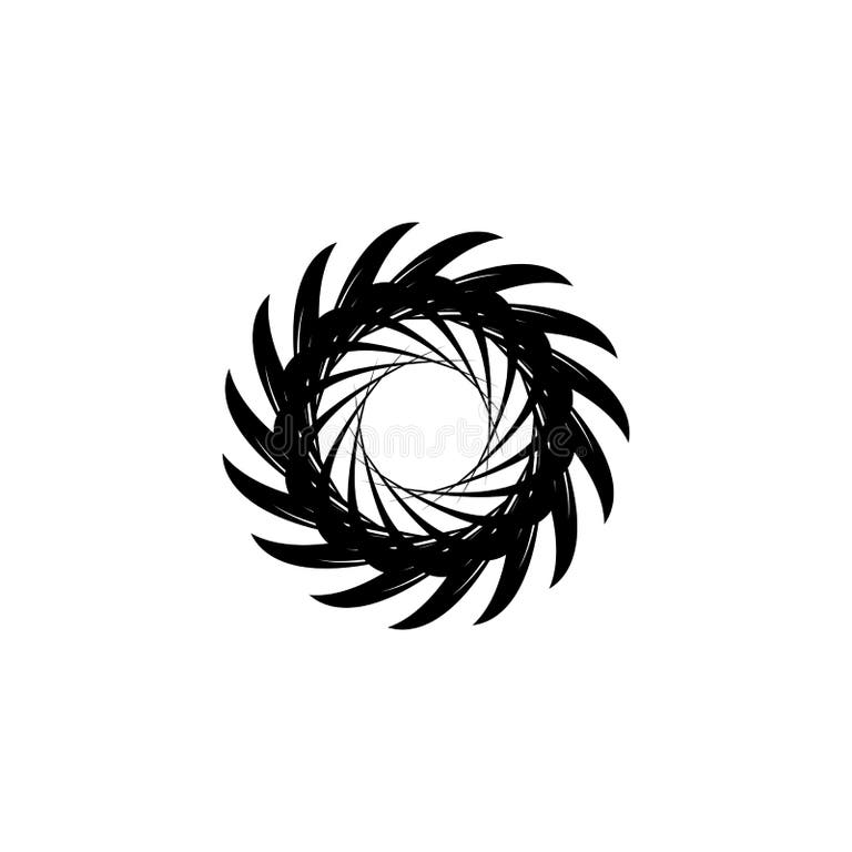 Vortex Vector Illustration Icon Stock Vector - Illustration of vector ...