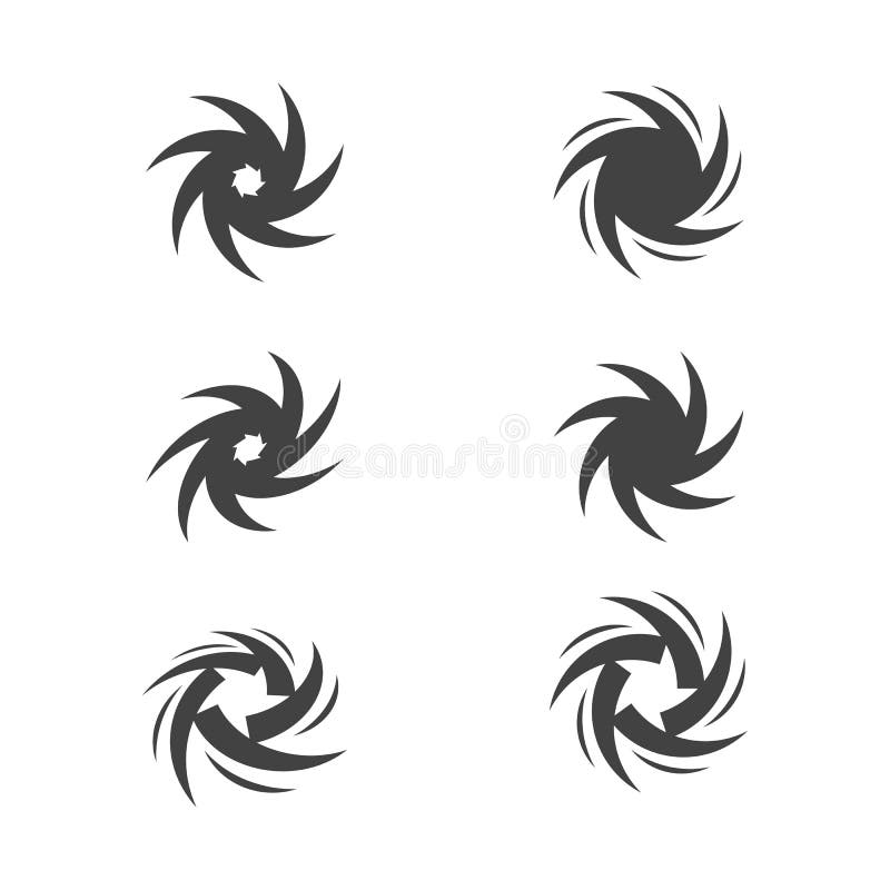 Vortex Vector Illustration Icon Stock Vector - Illustration of sign ...