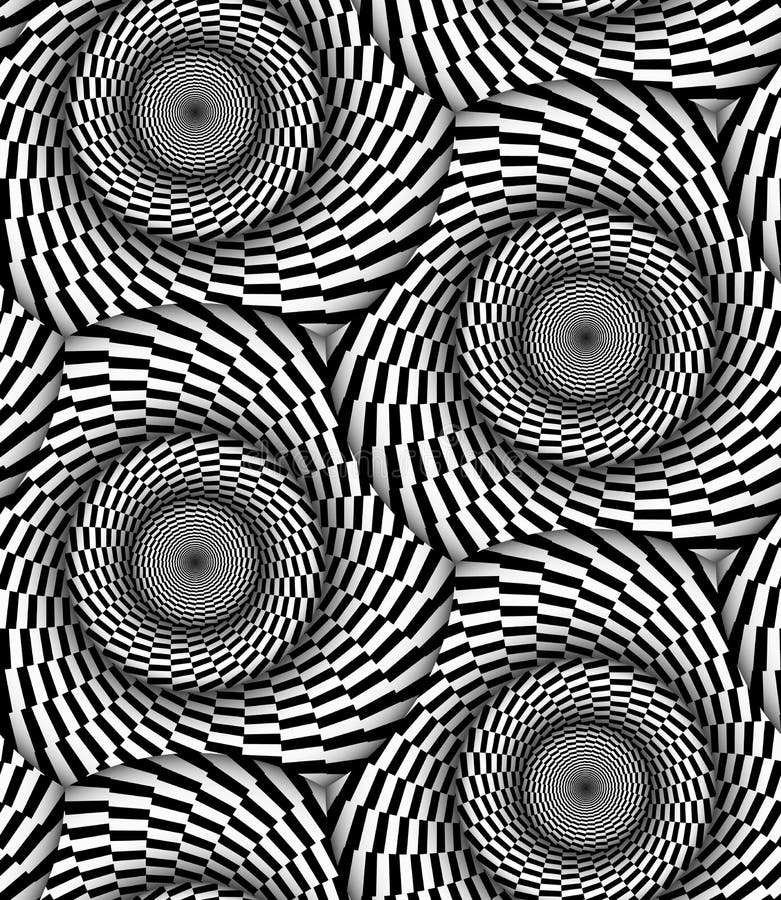 Vortex Vector Seamless Pattern Stock Vector - Illustration of abstract ...