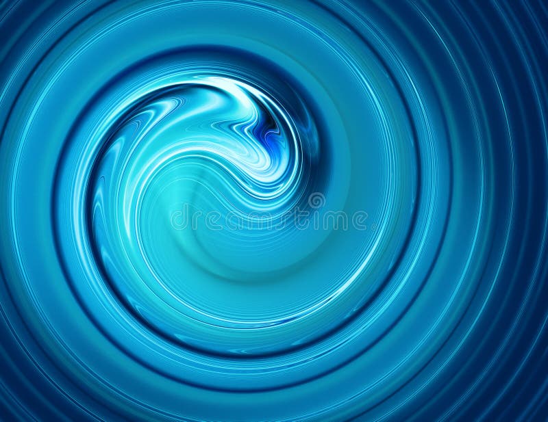 Vortex of water stock illustration. Illustration of fractal - 198027291