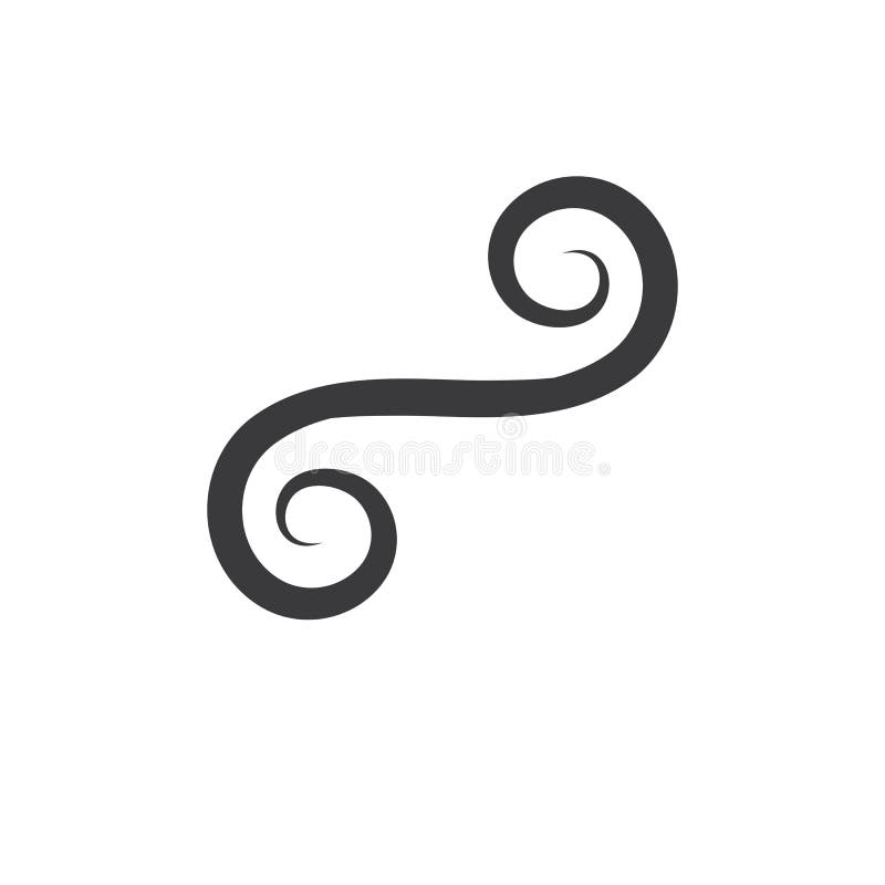 Vortex Wind Logo Icon Vector Design Stock Vector - Illustration of ...