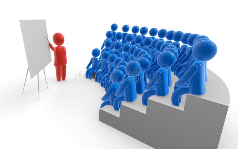 Vortrag stock abbildung. Illustration von lektor, kommunikation - 22684014
