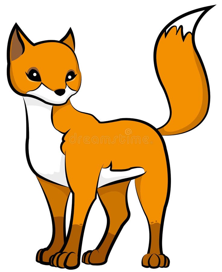 Vos vector illustratie. Illustration of reeks, grappig - 50547168