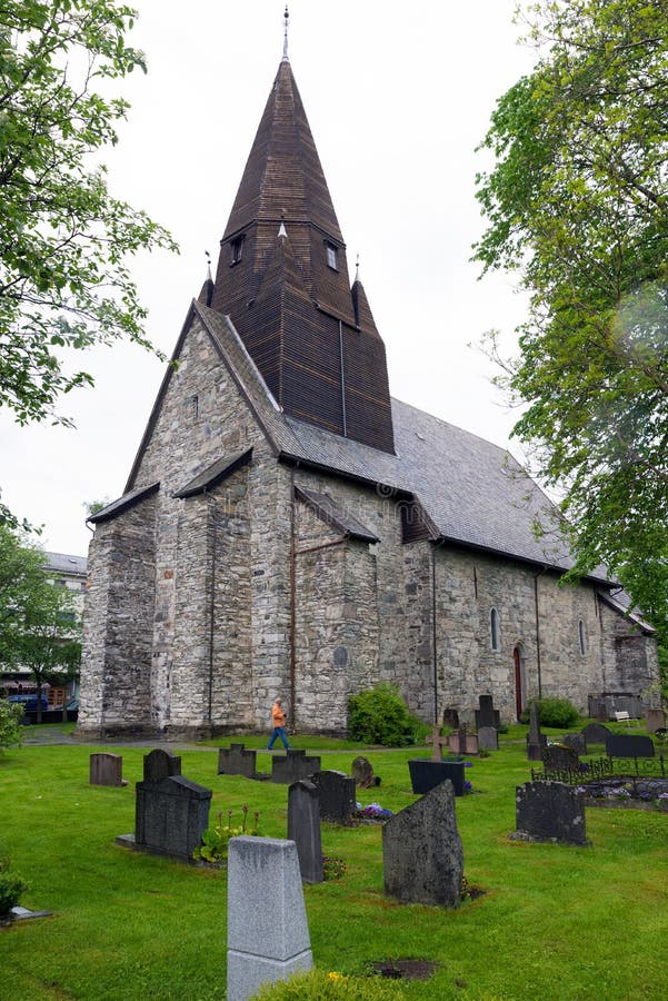 Voss stock image. Image of medieval, scandinavia, vangskyrkja - 94650429