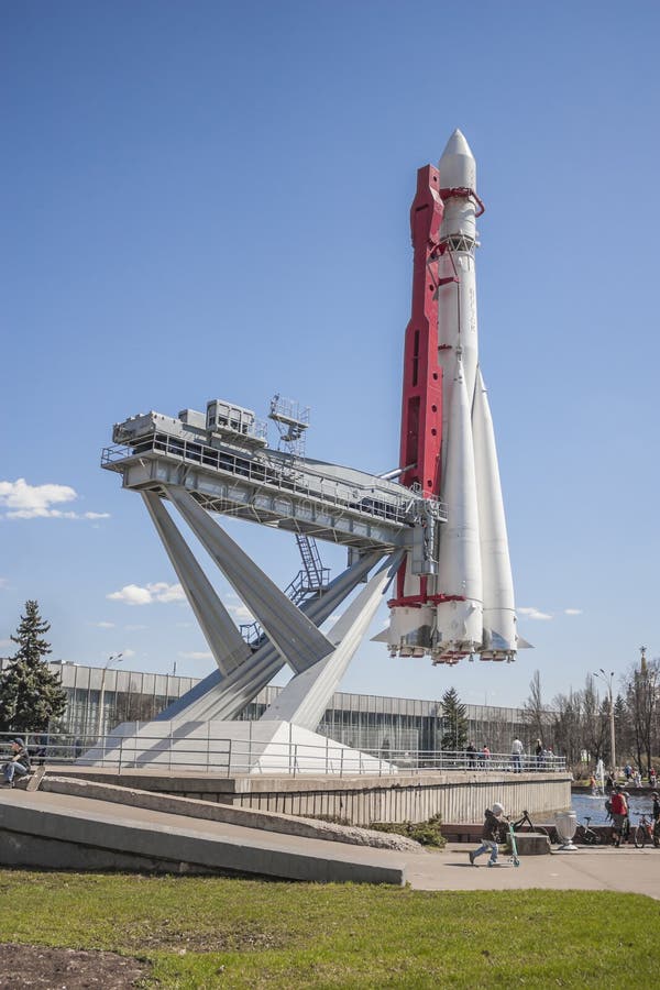 Vostok Rocket VDNKh, Moscow Editorial Image - Image of east, artificial ...