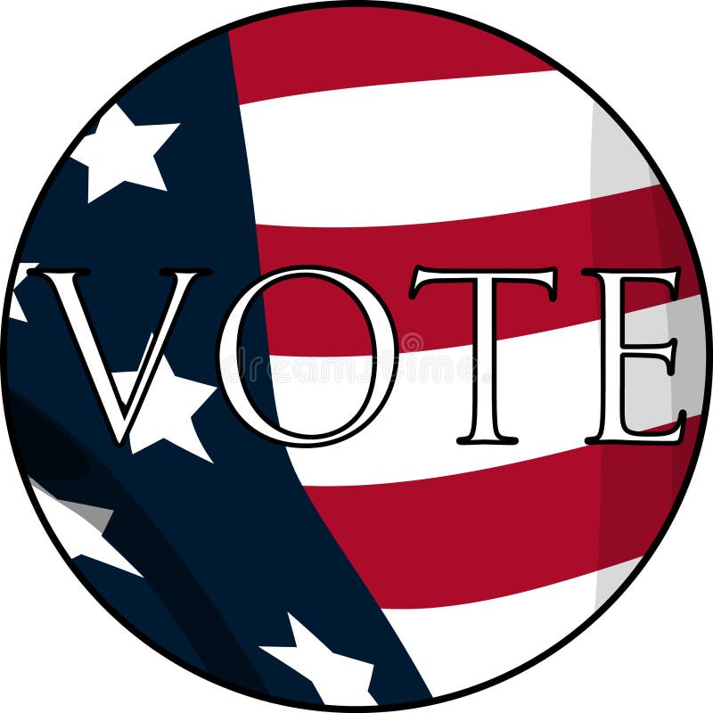 Vote Logos or Clip Art stock illustration. Illustration of blue - 5508725